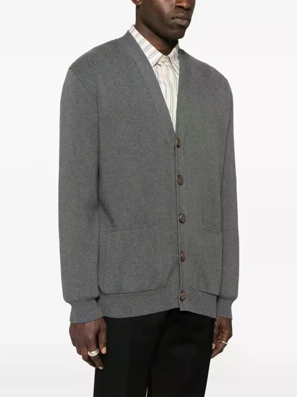 GOLDEN GOOSE Logo-appliqué V-neck Cardigan