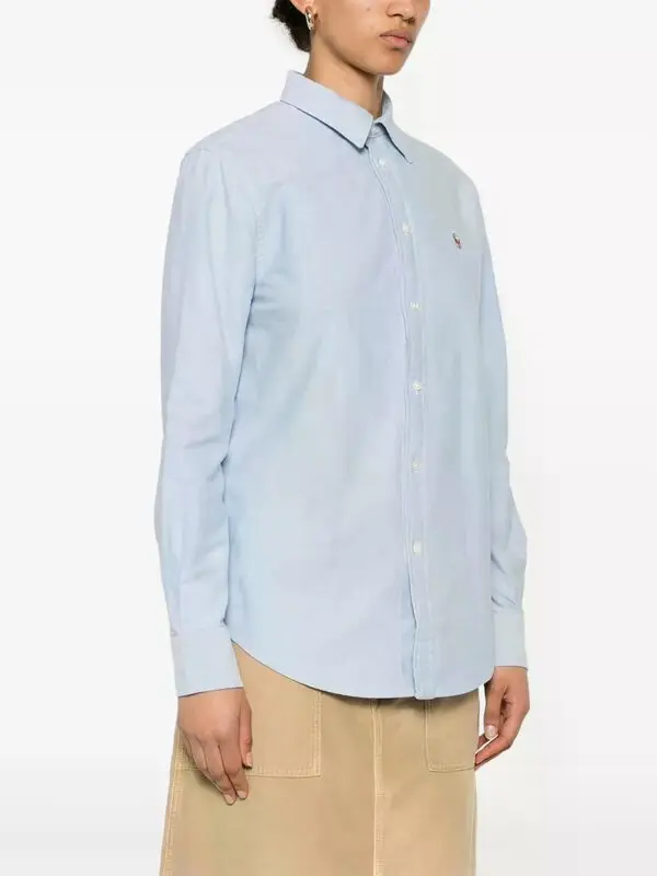 Polo Ralph Lauren Cotton Shirt With Signature Pony Motif