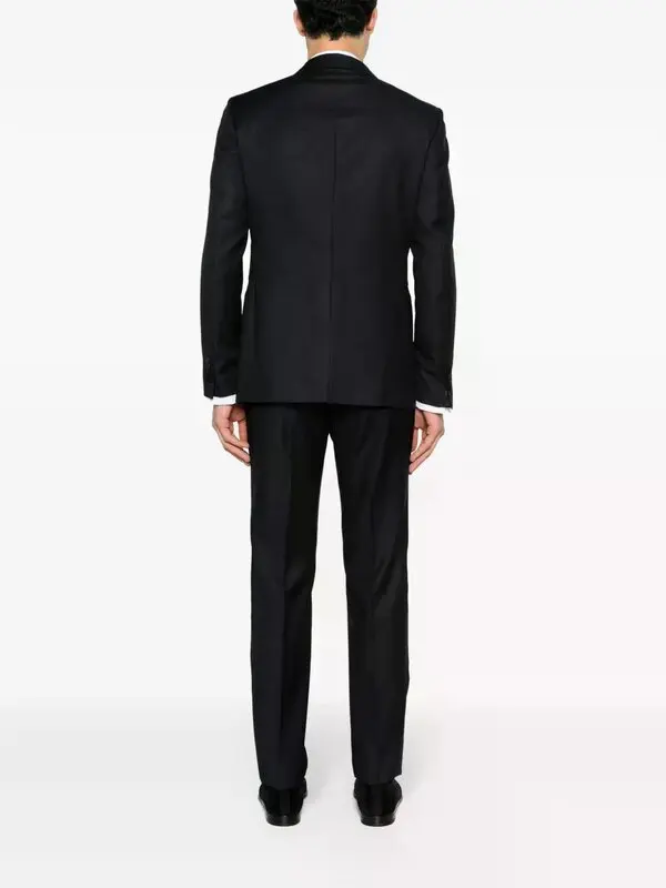 Tagliatore Three-piece Single-breasted Suit - Blue