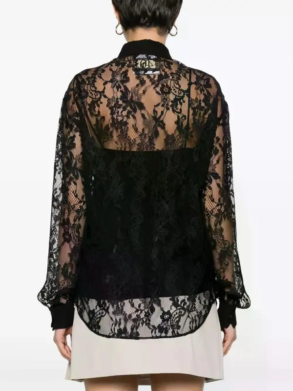 Moschino Floral-lace Button-up Shirt