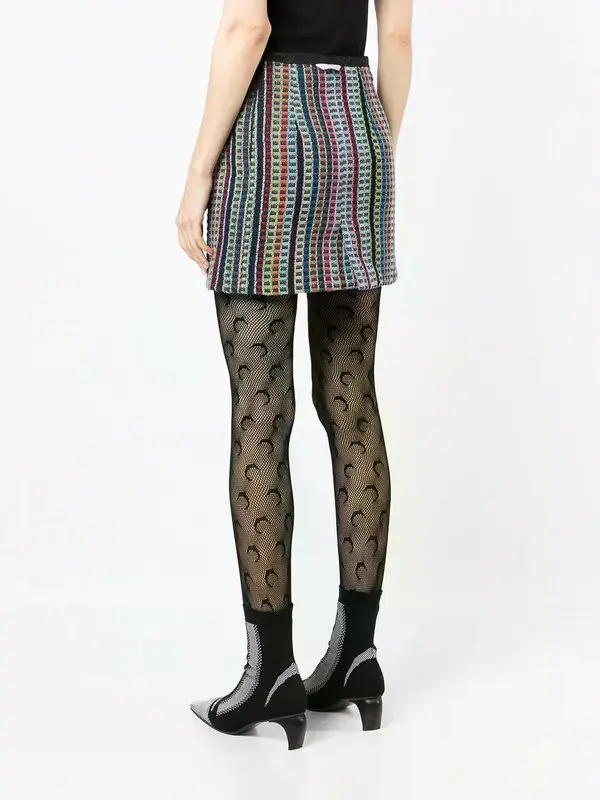 MARINE SERRE Terry Kitchen Towels Mini Skirt