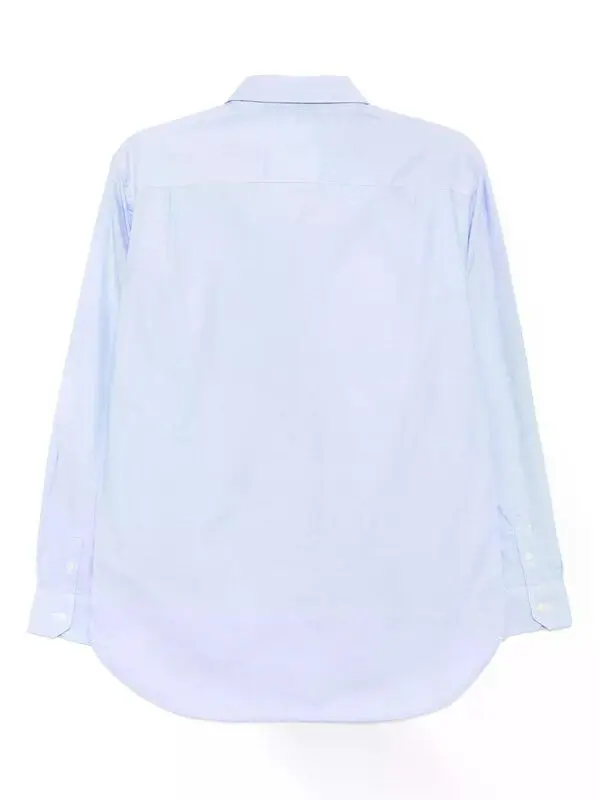 Izzue Logo-embroidered Shirt - Blue