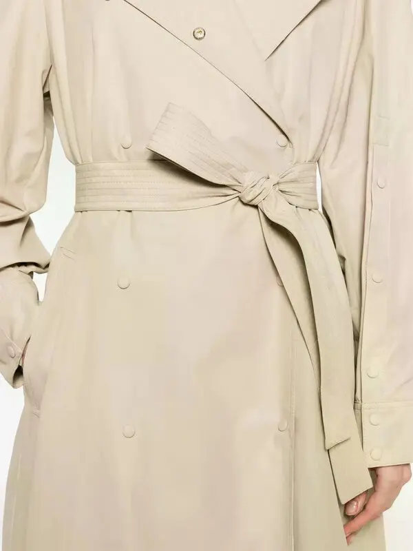 Moncler Gourdon Trench Coat - Neutrals