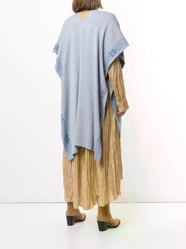 Voz Wangülen Duster Poncho - Blue