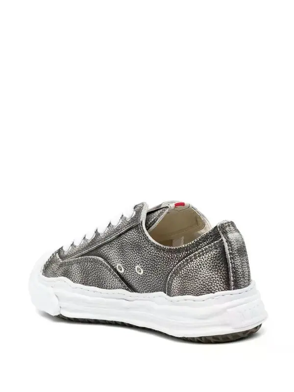 Mihara Yasuhiro Hank Leather Sneakers - Black