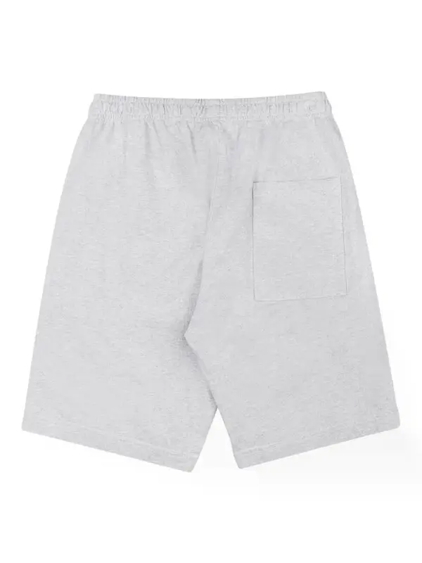 SPORTY & RICH Wellness Logo-print Shorts - Grey