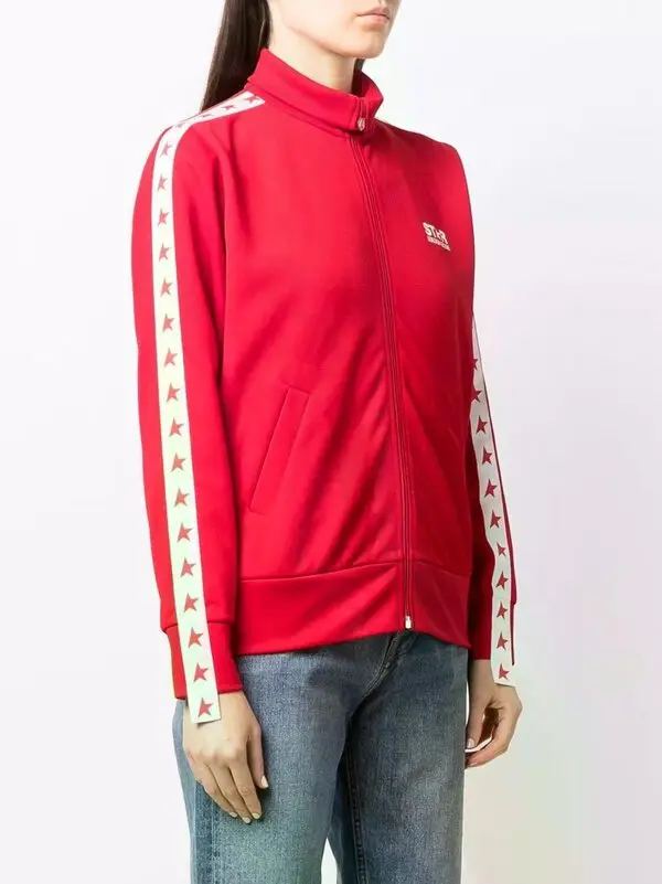 GOLDEN GOOSE Star-print Two-tone Bomber Jacket