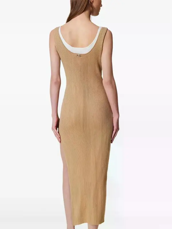 TWINSET Trompe-l'oeil Knitted Dress - Neutrals