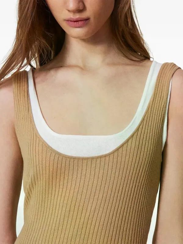 TWINSET Trompe-l'oeil Knitted Dress - Neutrals
