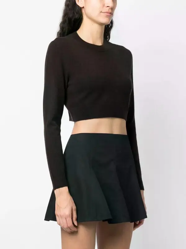 PATOU Embroidered Cropped Jumper