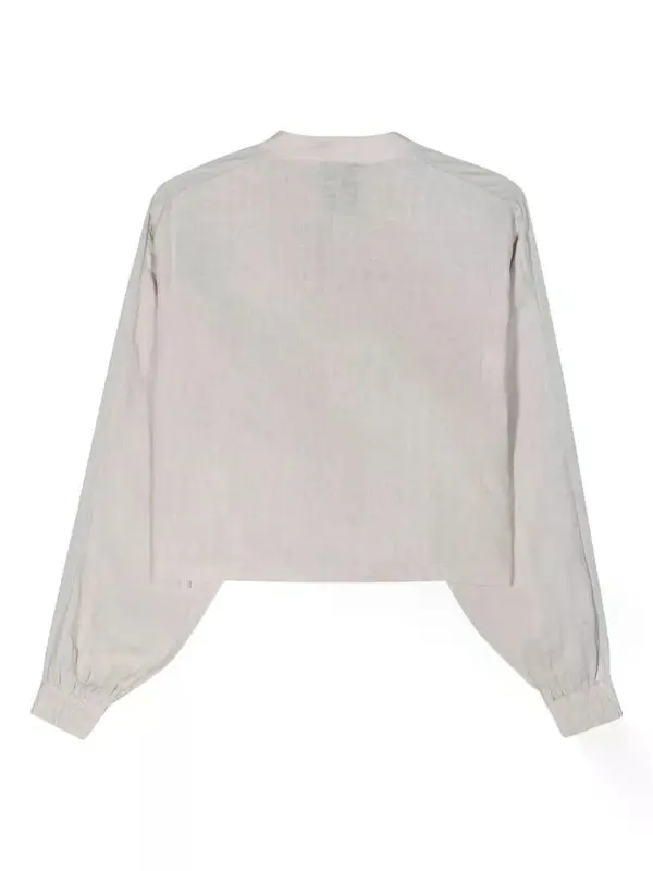 THOM KROM Cropped Linen Shirt