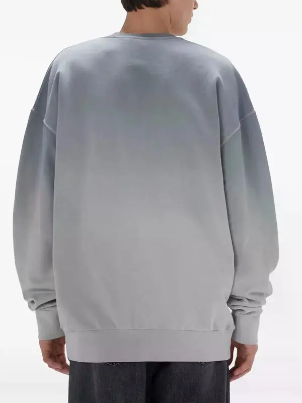 JW Anderson Logo-embroidered Gradient-effect Sweatshirt