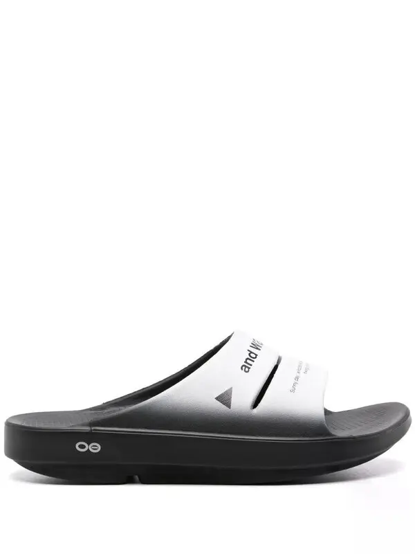 AND WANDER Ooahh Logo-print Slides