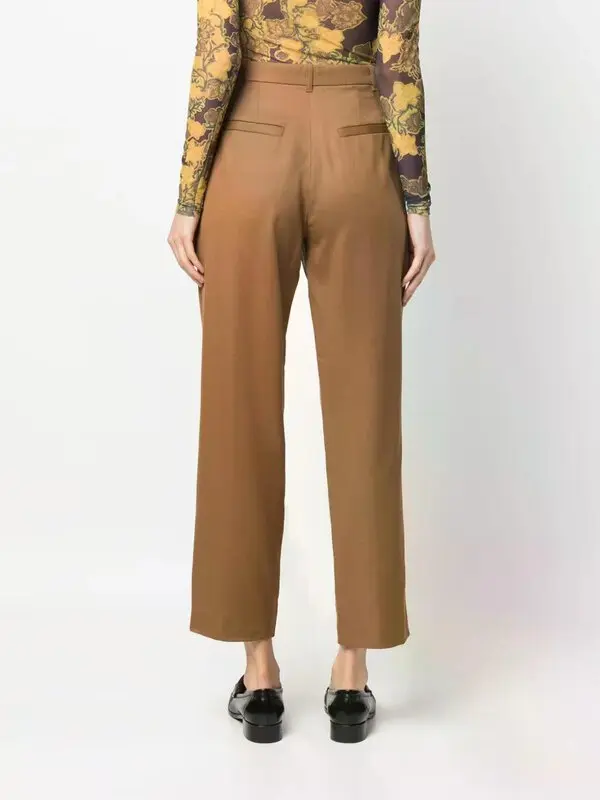 A.p.c. Pleated Cropped Trousers