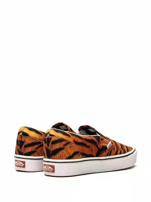 VANS Comfycush Slip-on Tiger Print Sneakers
