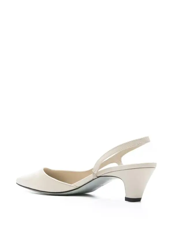 Roberto Festa Brushed-leather Slingback Pumps