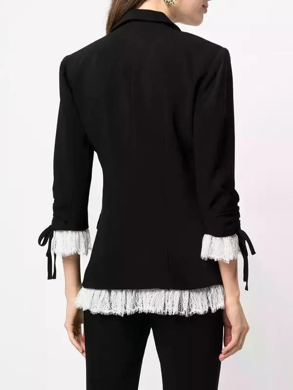 Cinq À Sept Roxie Lace-trim Blazer