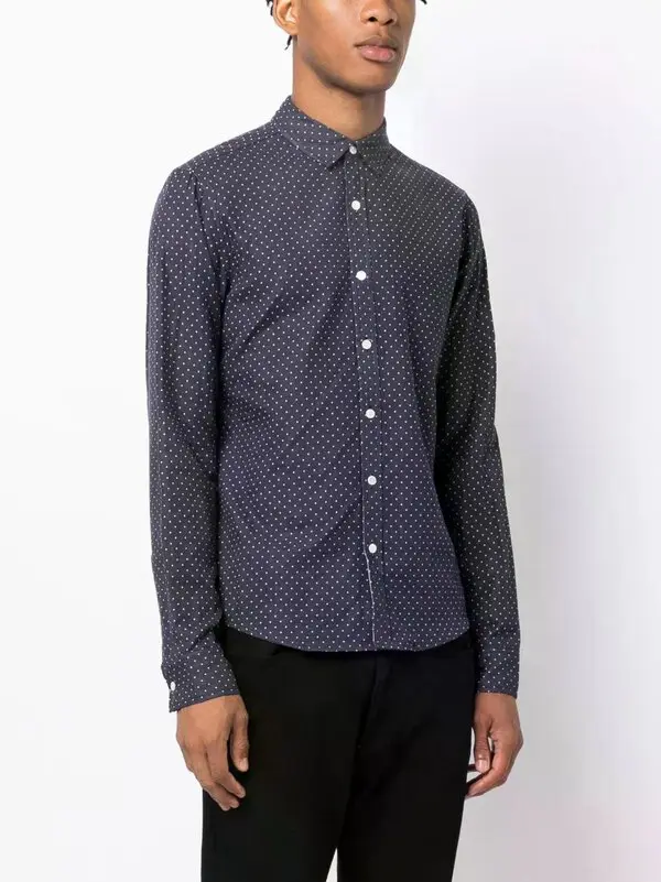 PRIVATE STOCK LABS The Vital Polka-dot Print Shirt