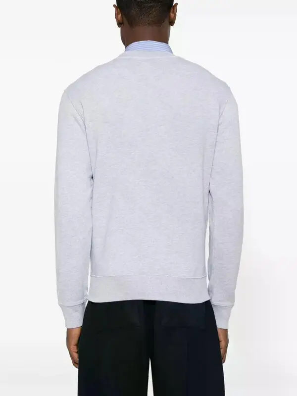 Maison Kitsuné Logo-appliqué Jersey Sweatshirt