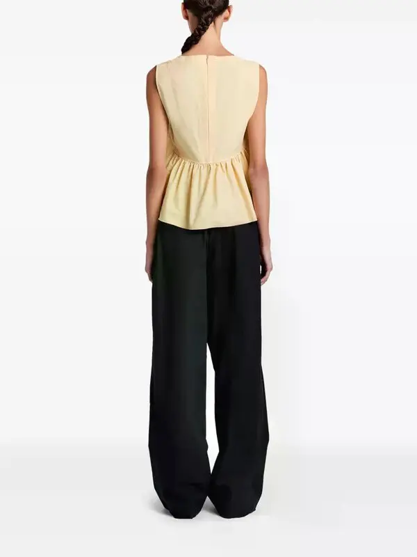 Proenza Schouler White Label Sullivan Sleeveless V-neck Top