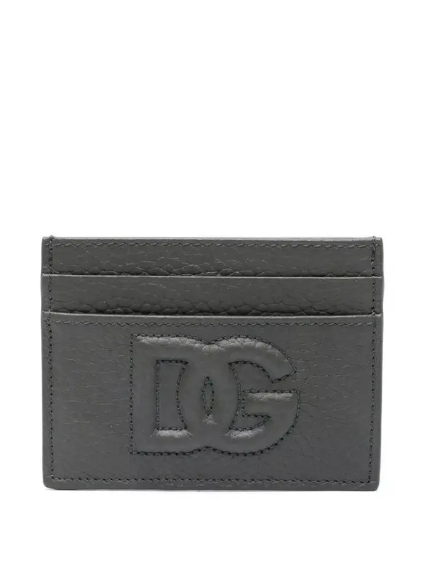 Dolce & Gabbana Embossed-logo Leather Cardholder