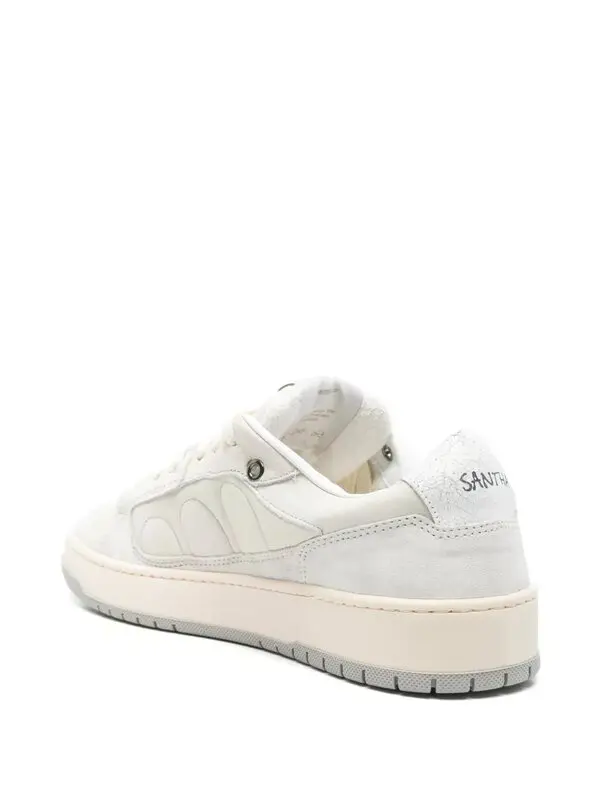 SANTHA Panelled Lace-up Sneakers