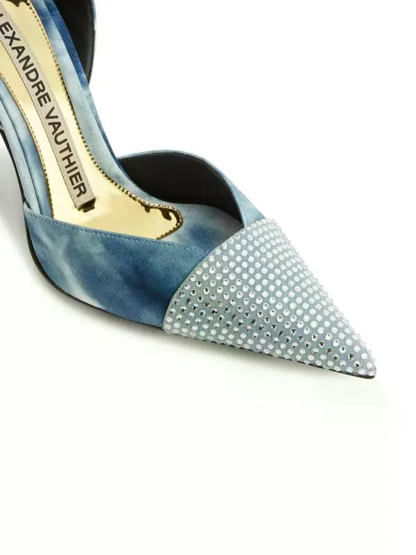 Alexandre Vauthier Tie-dye Crystal Embellished Stiletto Pumps