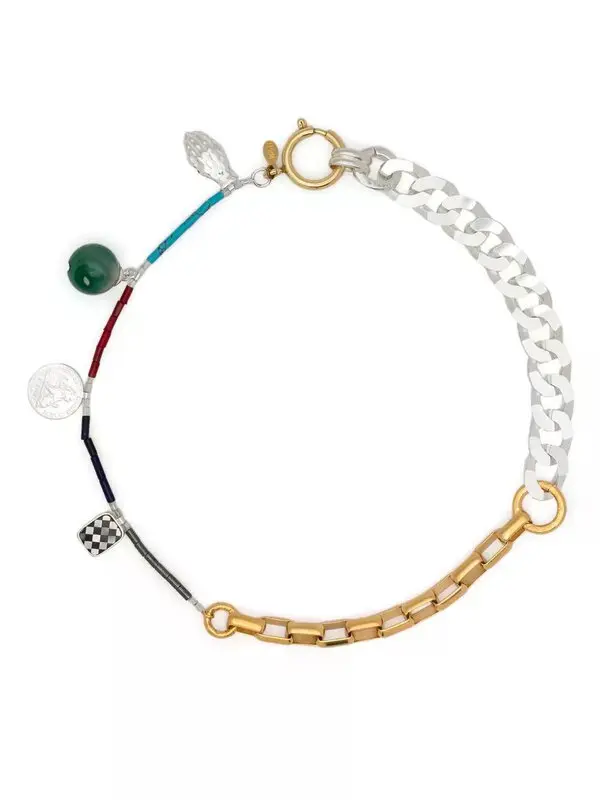 WOUTERS & HENDRIX And Gold-plated Sterling Necklace With Charms - Silver