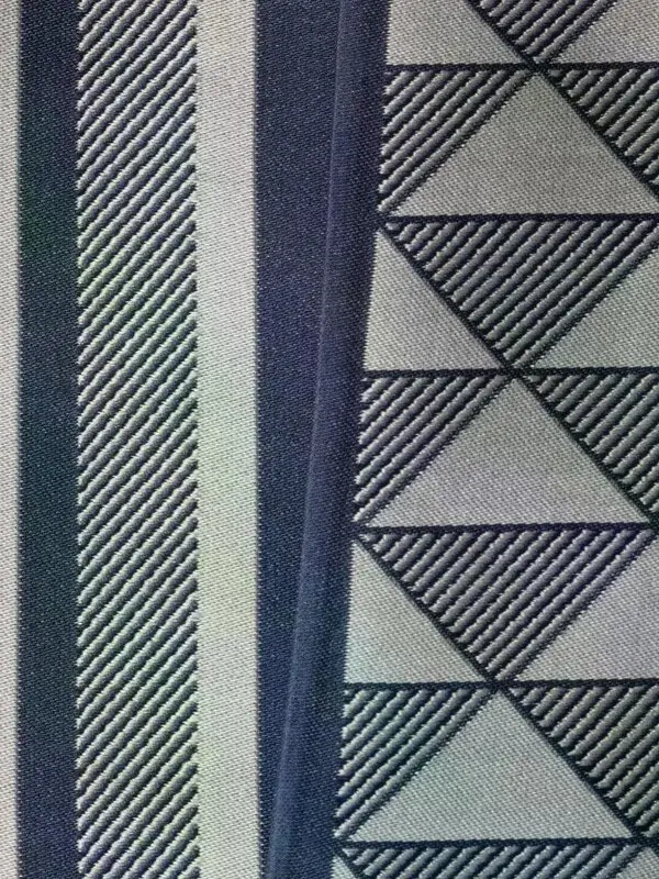 Prada Printed Silk Scarf - Blue