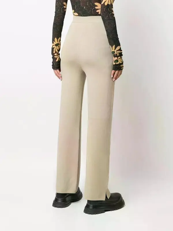 Nanushka Straight-leg Knitted Trousers
