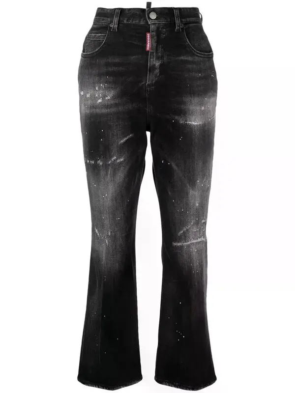 Dsquared2 Distressed Flared Jeans