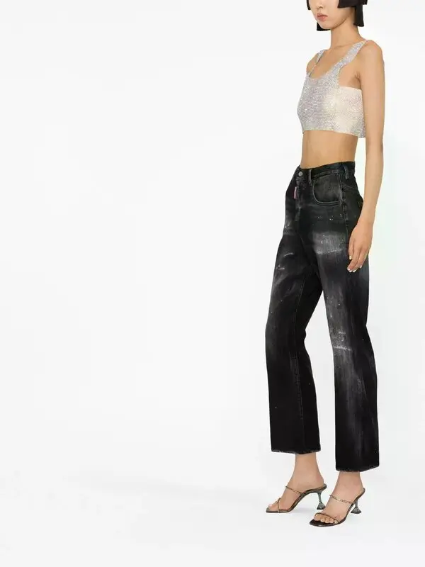 Dsquared2 Distressed Flared Jeans