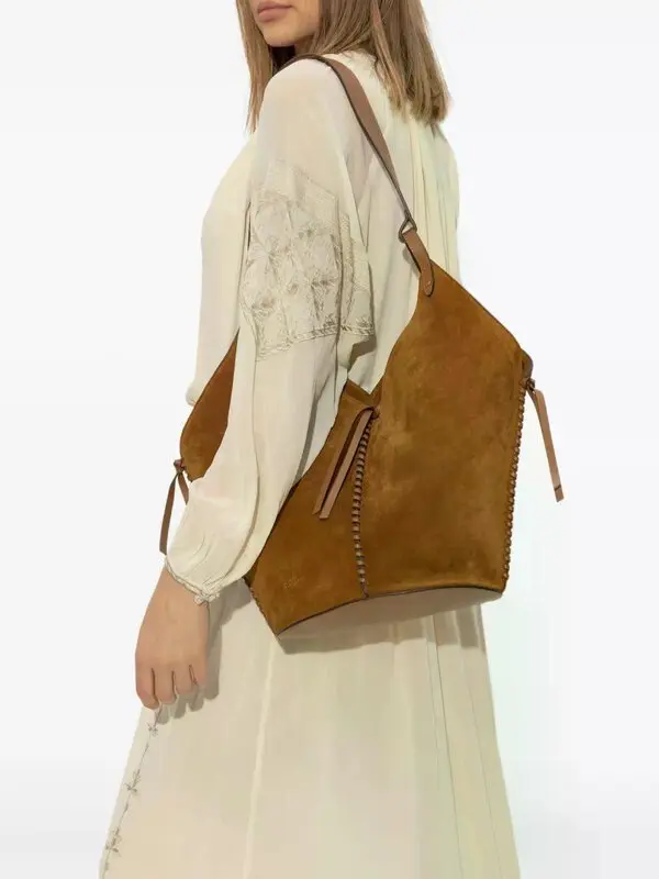 Isabel Marant Étoile Tampa Suede Shoulder Bag - Brown