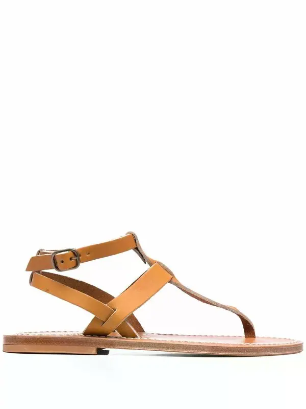 K.JACQUES Kepri Thong-strap Flat Sandals - Brown