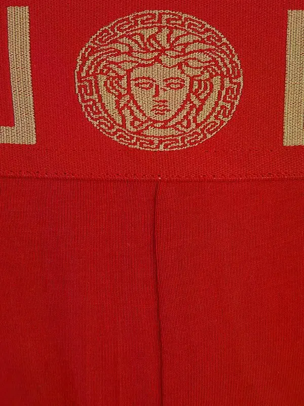 Versace Cotton-jersey Jockstrap - Red