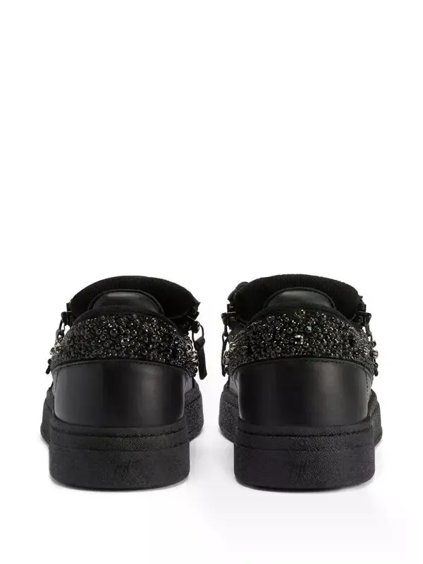 GIUSEPPE ZANOTTI Embellished Low-top Trainers - Black
