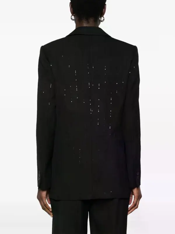 Sandro Sequin-embellished Striped Blazer
