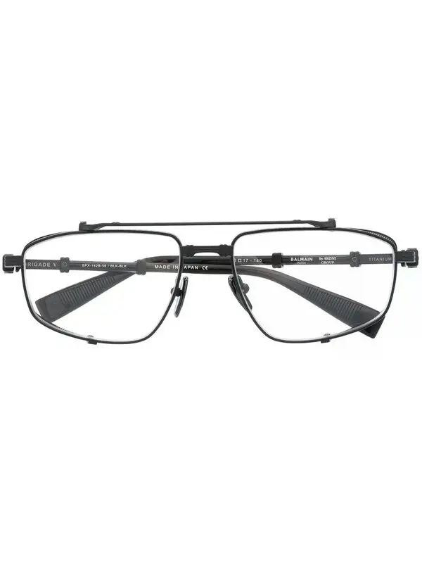 Balmain Metal Aviator Glasses