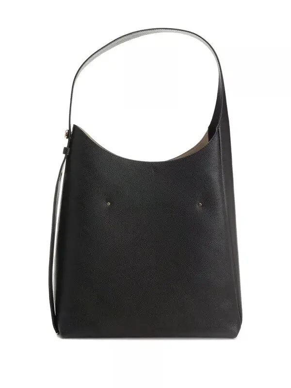 Tory Burch Romy Leather Shoulder Bag - Black