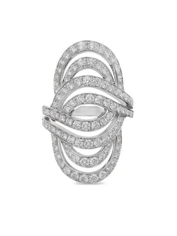 LILY GABRIELLA 18kt White Gold Diamond Infinitas Ring