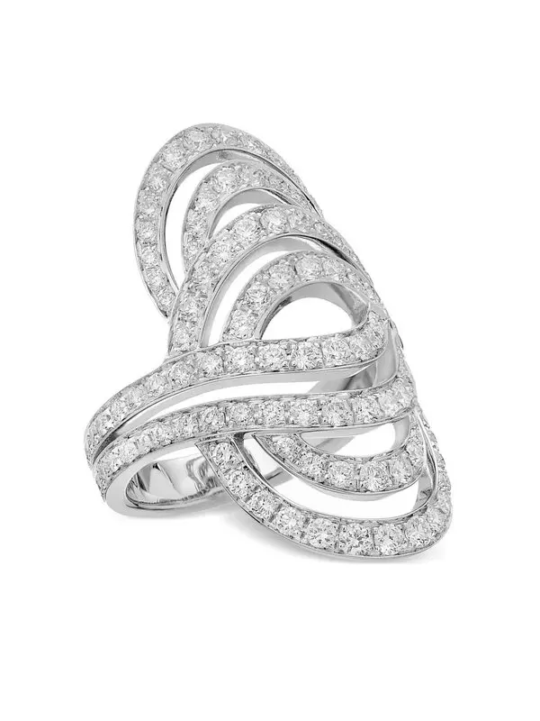 LILY GABRIELLA 18kt White Gold Diamond Infinitas Ring
