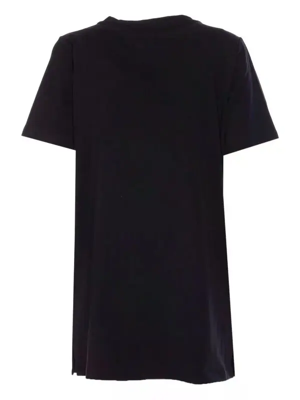 Liu Jo Logo Embroidered T-shirt - Black
