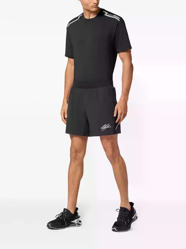 PLEIN SPORT Scratch Print Running Shorts
