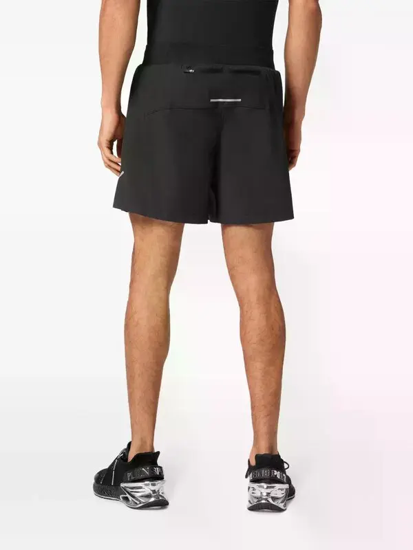 PLEIN SPORT Scratch Print Running Shorts