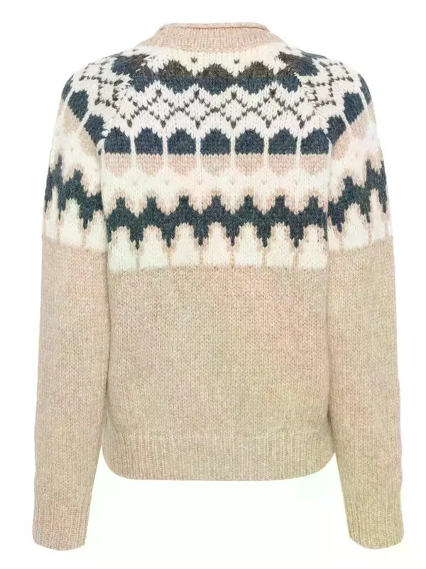 Eleventy Intarsia-pattern Knitted Jumper