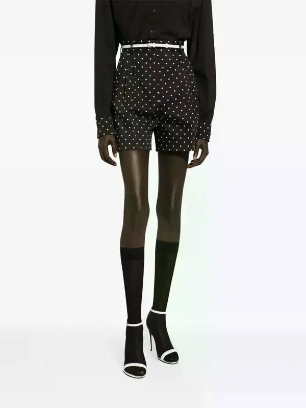 Dolce & Gabbana Polka Dot-print Tailored Shorts