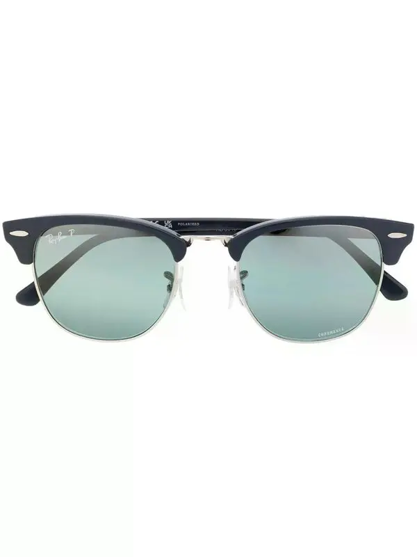 Ray-ban Contrasting-bridge Detail Sunglasses - Blue