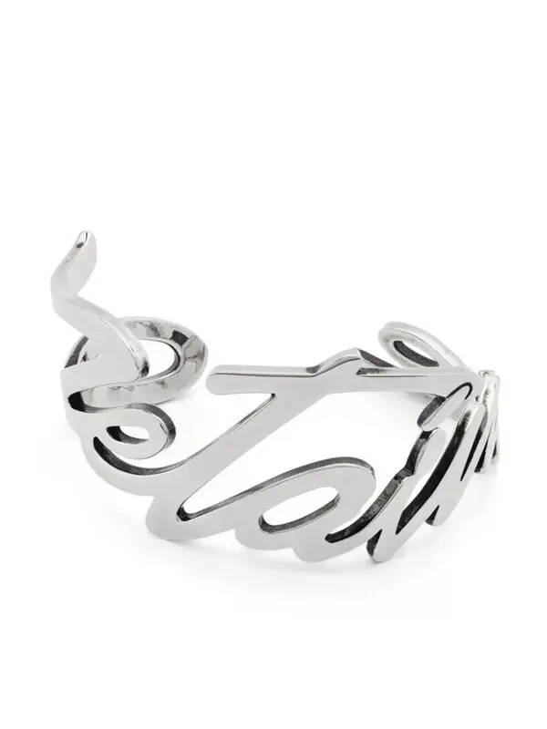 Balmain Je T'aime Open Cuff Bracelet - Silver