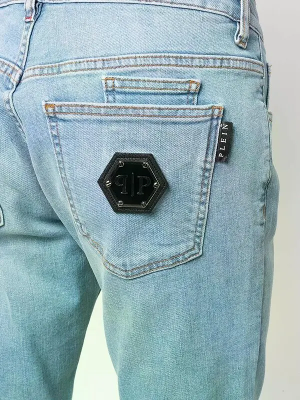 Philipp Plein Slim-fit Logo Jeans