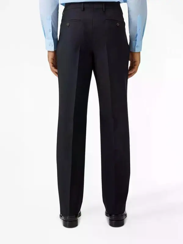 Burberry Pressed Crease Tailored Trousers